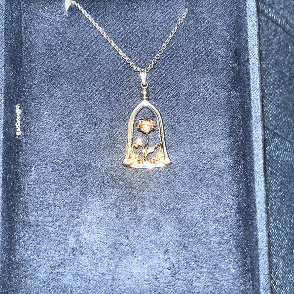 Disney | Jewelry | Enchanted Disney Belle Necklace | Poshmark